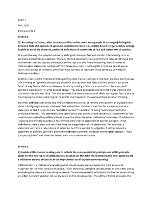 Final Philosophy Paper - Roel Gonzalez Phil 1301 Dr. Jeff Glick 5/13 ...