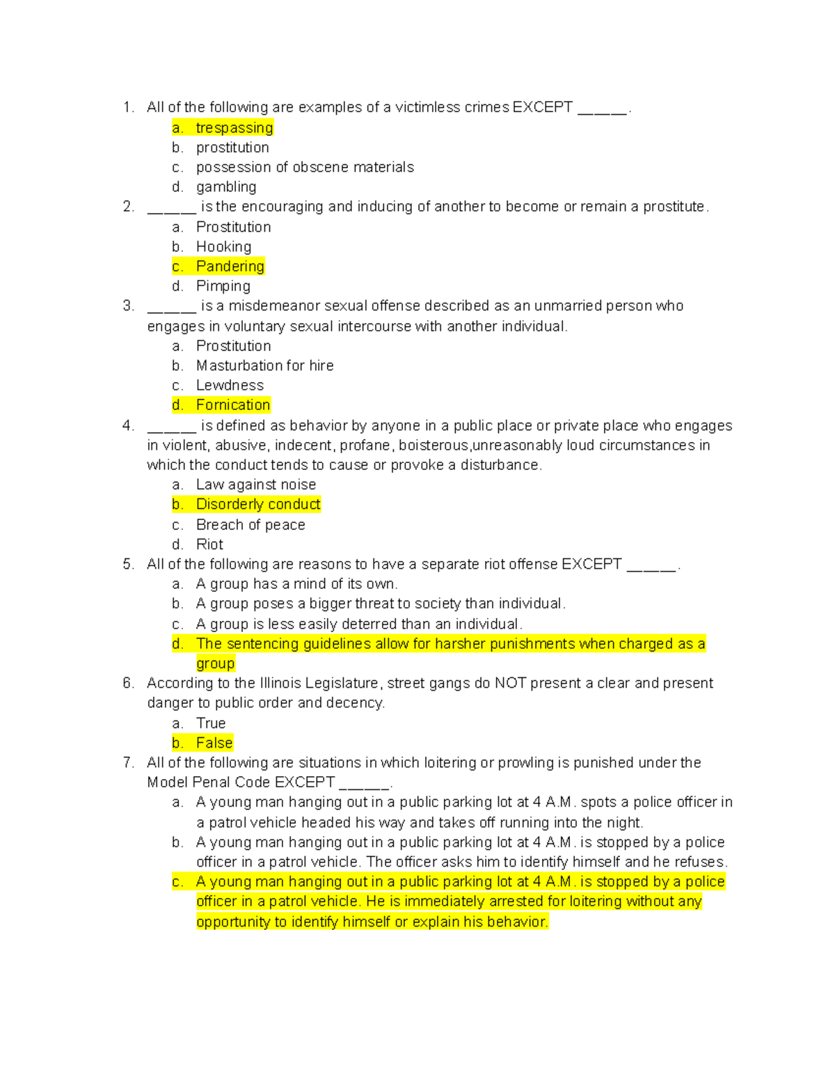 Section Quiz 8 (Ch. 15) - Quiz ocer chapter 15 - All of the following ...