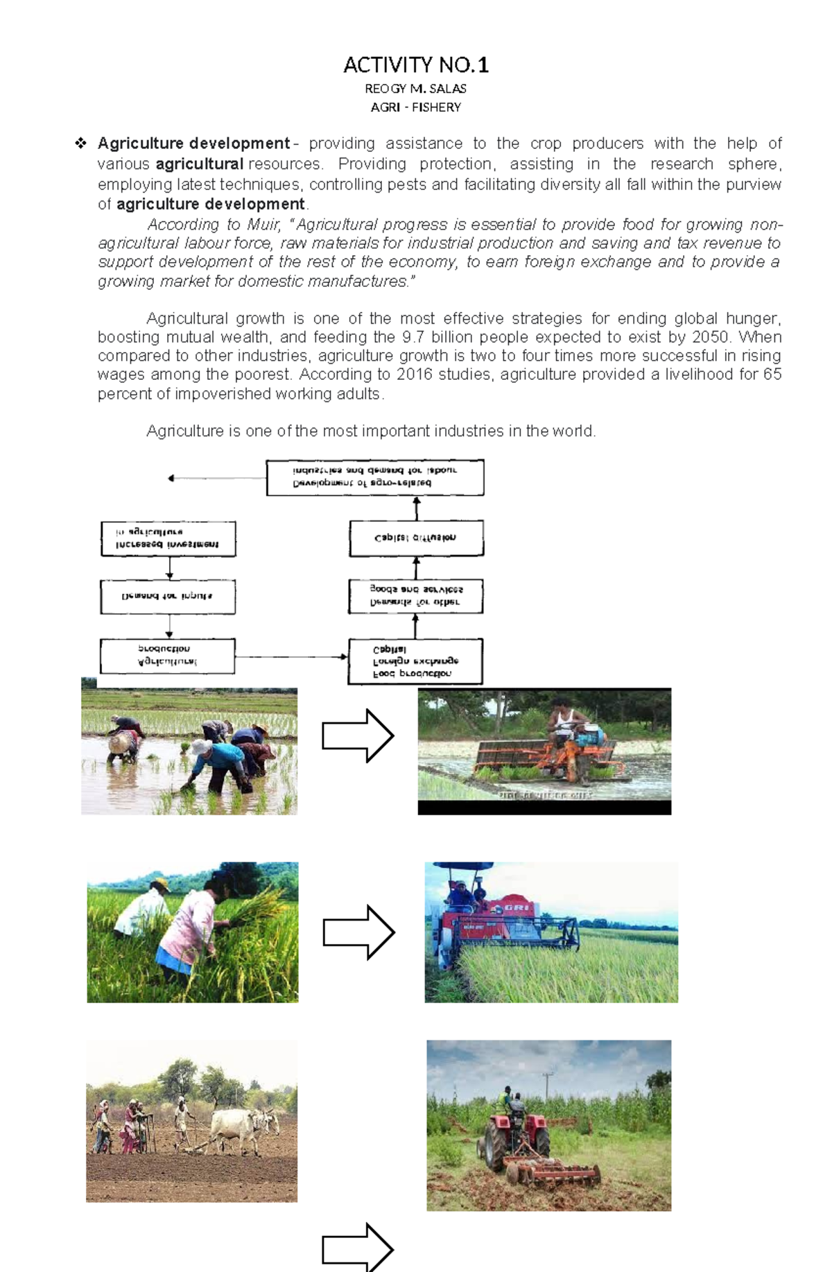 Assignment-001 - REOGY M. SALAS AGRI - FISHERY Agriculture development ...