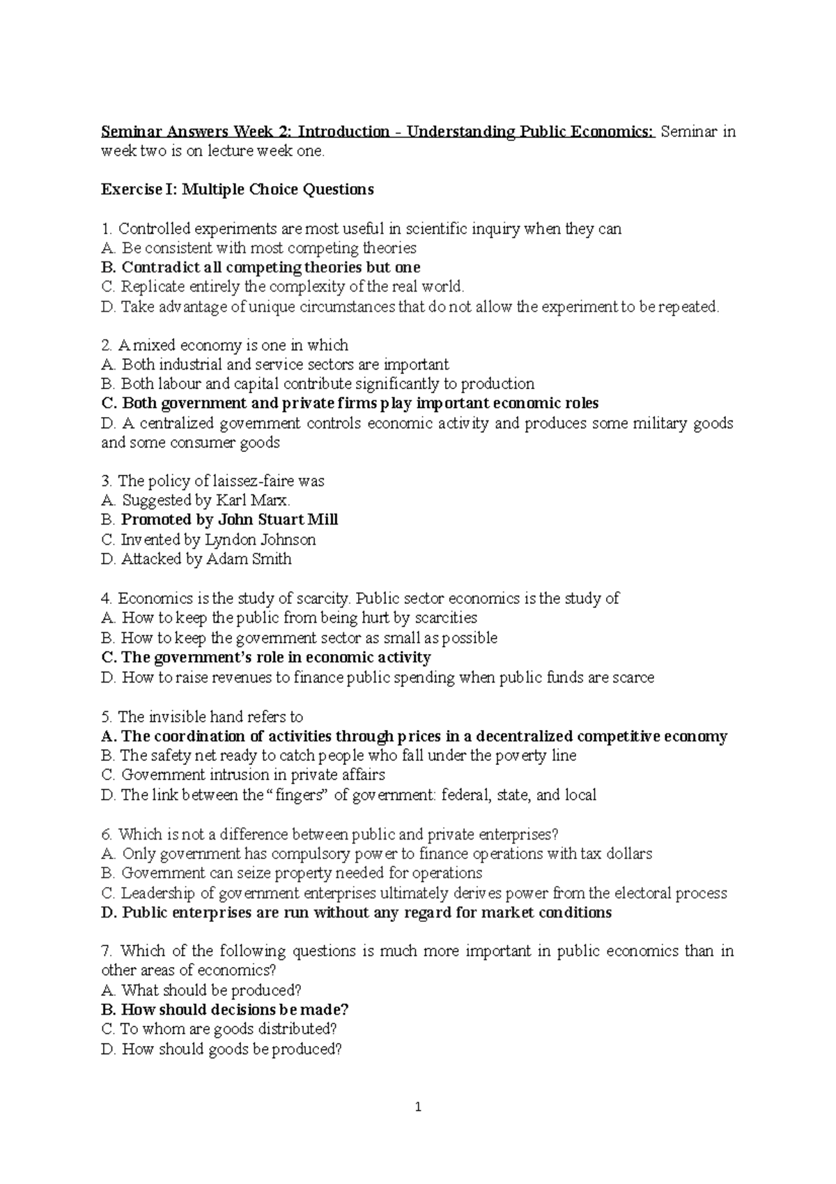 6BUS1198 Sem Ans 2019 W2 - Herts - Studocu