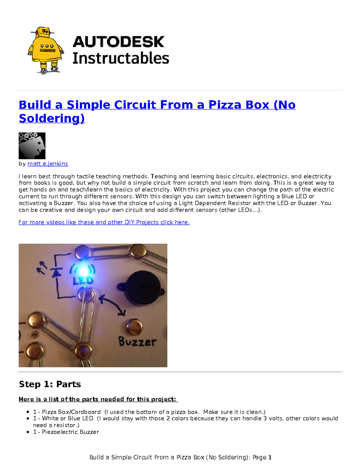 Build-a-Simple-Circuit-from-a-Pizza-Box-No-Solder 2 - Build a Simple ...