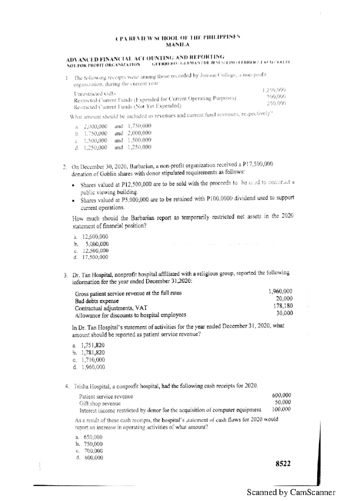 AFAR 8522 - Reviewer - Accountancy - Scanned by CamScanner Scanned by ...