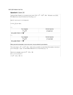 MAT 140 Problem Set 2 - MAT140 - Studocu