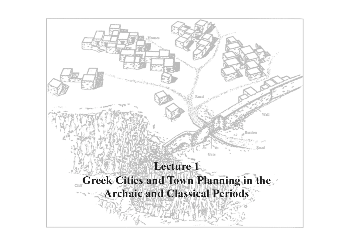 Greek City Planning - CLAS1721 - DUR - Studocu