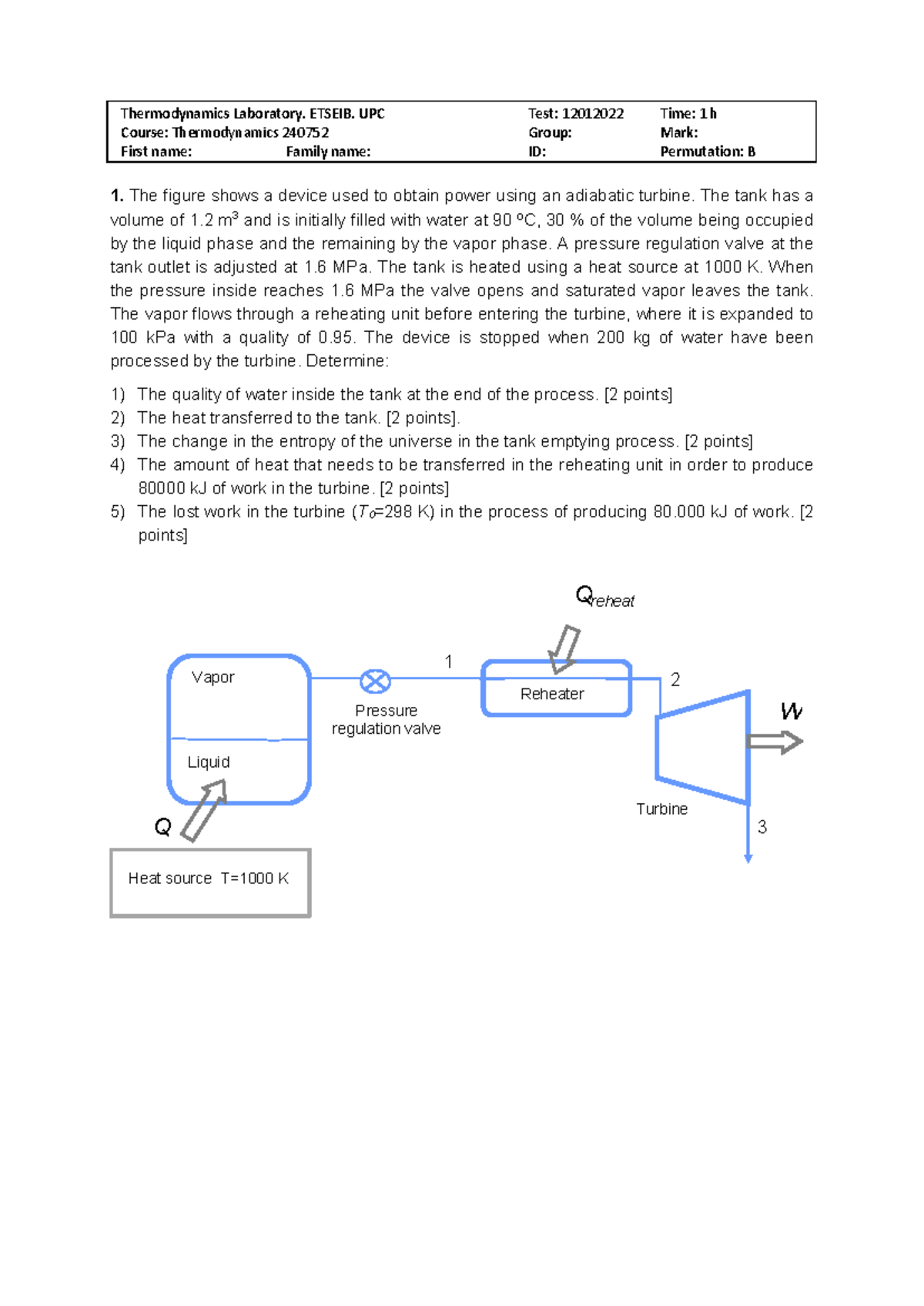Gtiae Thermodynamics final exam 2021-2022 Q1 - B - solution ...