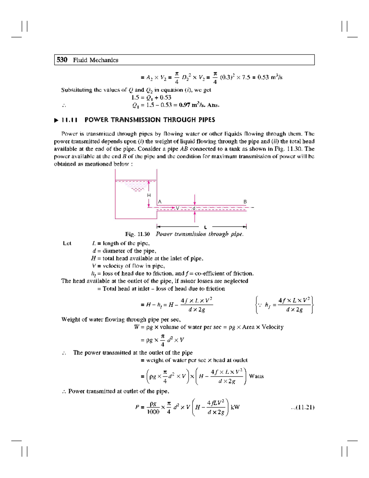 Power transmission through pipes - Bachelor Of Education Technology ...