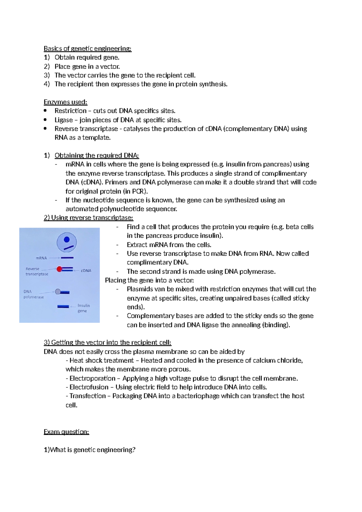 Genetic engineering - Basics of genetic engineering: Obtain required ...