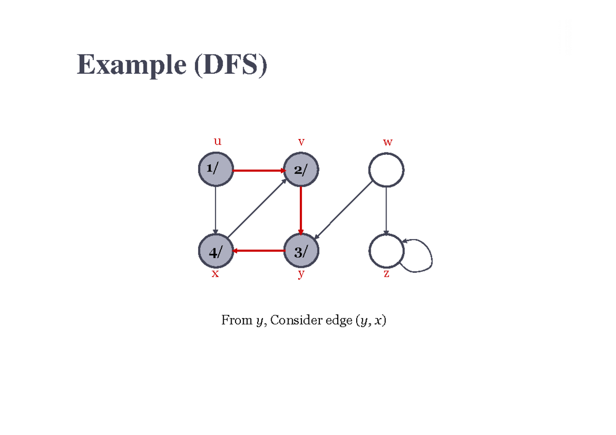 Lec 8 Graphs P2 Completes Notes On Minimum Spanning Trees And Examples Example Dfs