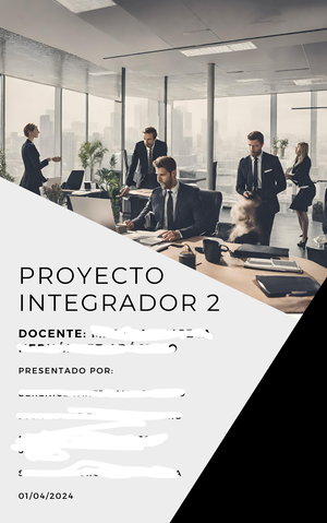 Proyecto integrador 3 - ACTIVIDAD PROYECTO INTEGRADOR ETAPA 3 Fecha: 26 / 11 / 2023 Nombre del ...