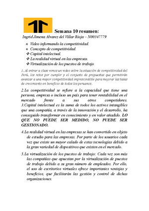 Resumen Semana 6 - curso administracion omar cosme - Resu men de semana ...