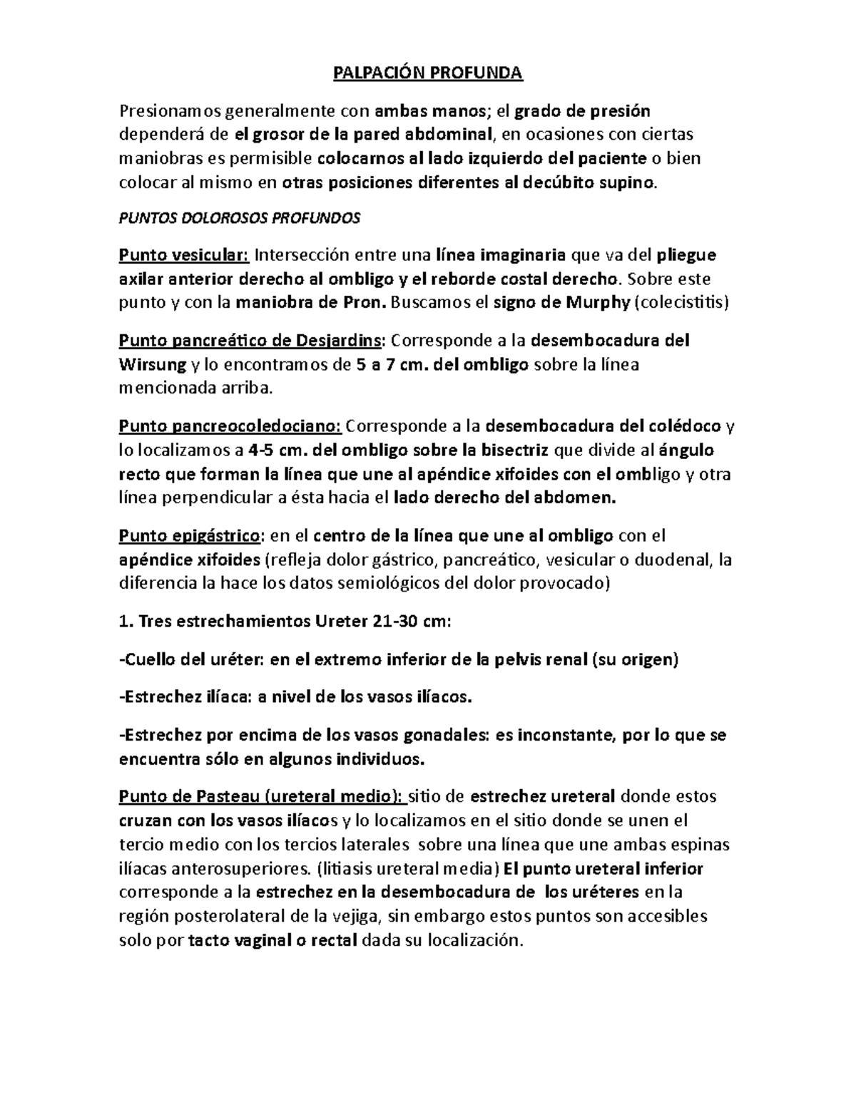 Palpación Profunda de Abdomen - PALPACIÓN PROFUNDA Presionamos ...