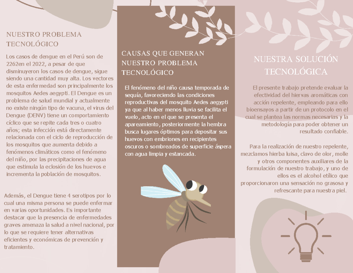 Diptico - axsahjcasbjasknxklsanklsanknxkscnsakcnsaj - NUESTRO PROBLEMA ...