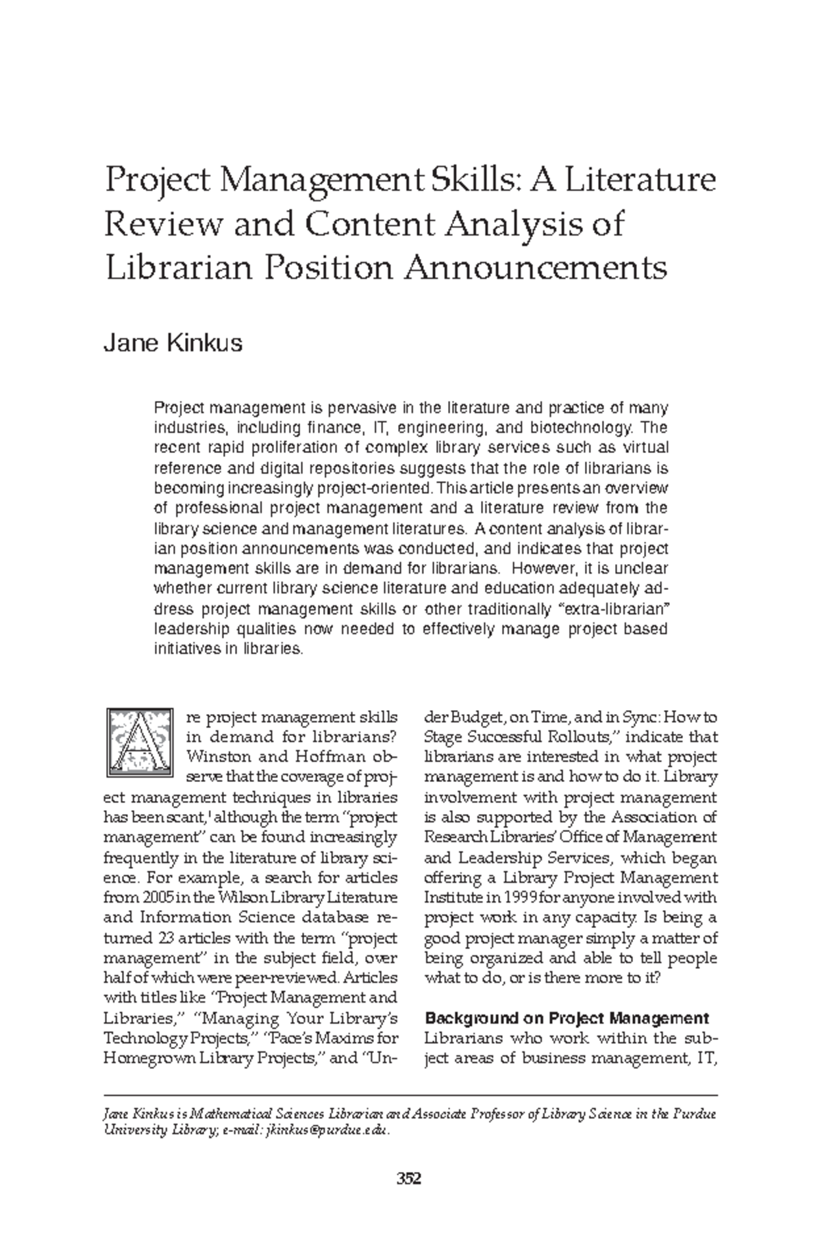 15880 19081 1 PB - book - Project Management Skills: A Literature ...