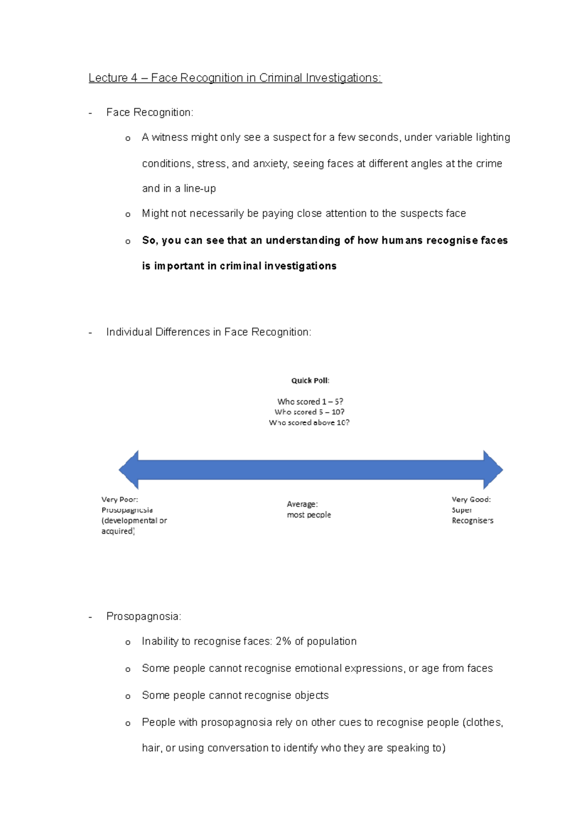 Lecture 4 – Face Recognition in Criminal Investigations - Lecture 4 ...