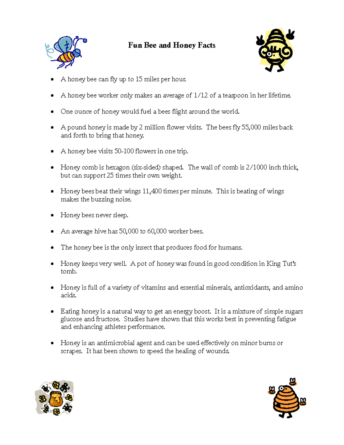 Fun Bee Facts - asd - PCB3023 - USF - Studocu