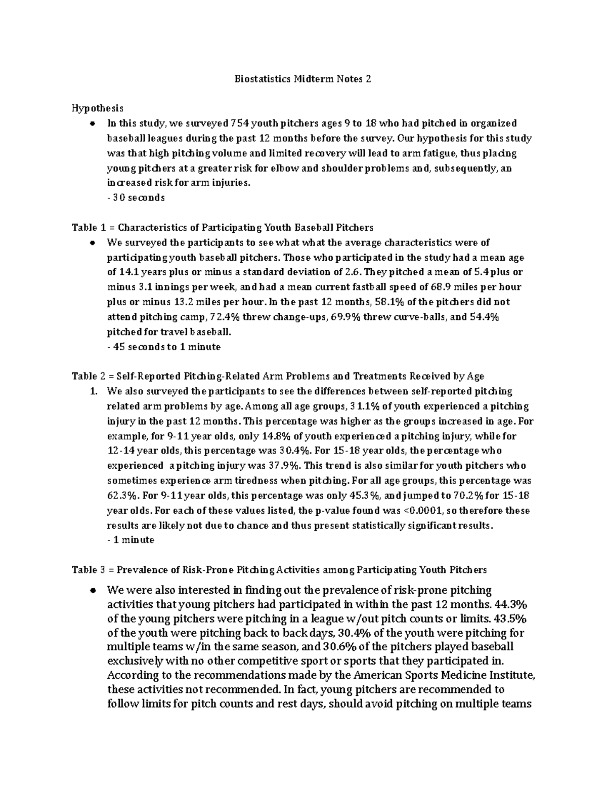 Midterm Communication Practical Biostatistics Midterm Notes 2