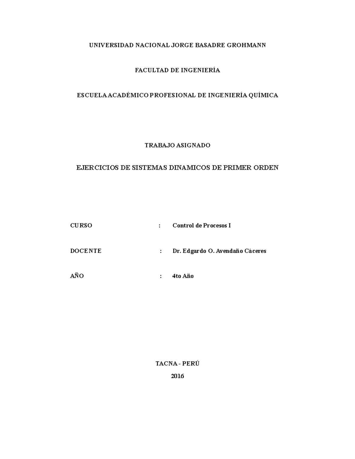 365087838 ejercicios de smith corripio control eprocesos quimicos - UNIVERSIDAD NACIONAL JORGE ...