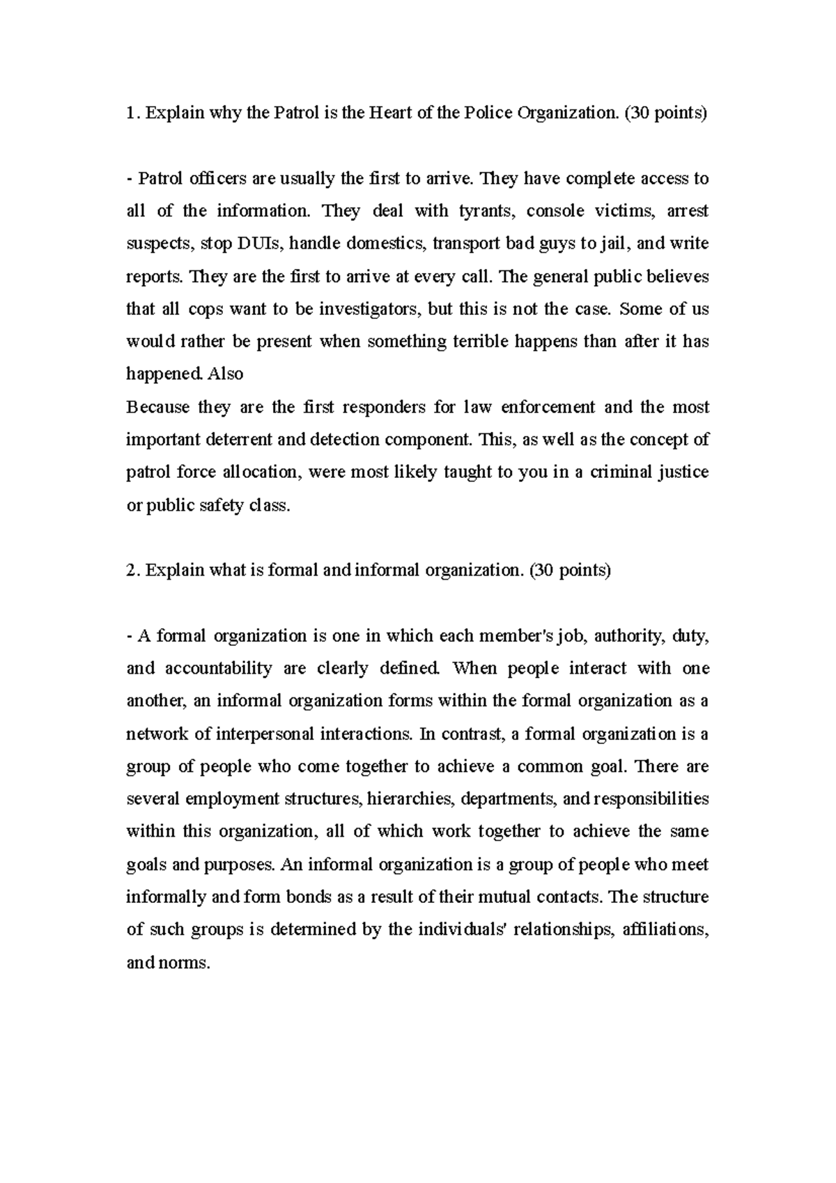 P14 - Lecture English Writing Chap 14 - Explain why the Patrol is the ...