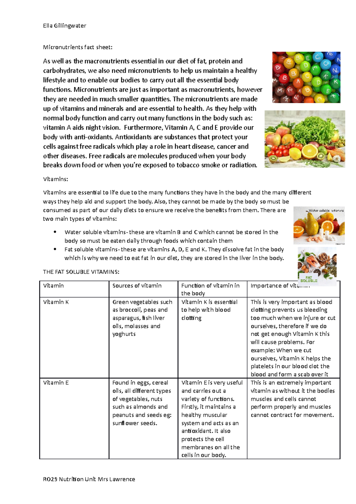 Vitamins completed print in lessonyr11 students - Micronutrients fact ...