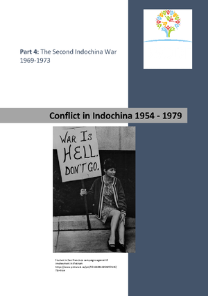 Indochina Pt 3 - Year 12 Modern History Conflict in Indochina 1954 ...