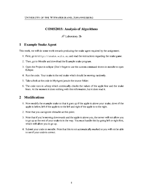 Lab 4 (TCP and UDP) - LAB 4: TRANSPORT LAYER PROTOCOLS This lab has two parts, part 1 covers UDP ...