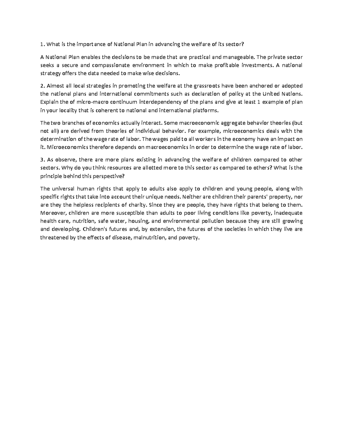 Week 6-7 lets analyze - This assignment is all about social welfare and ...