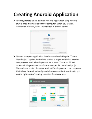 A - Notes in creating android application p2 - Creating Android ...