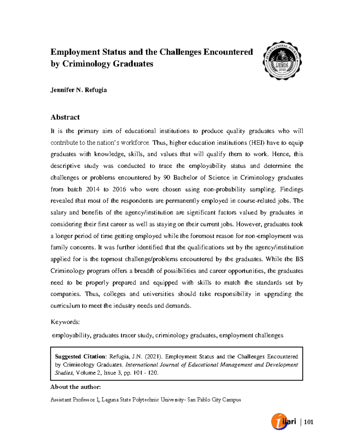 Related study for my research - ISSN 2719-0633 (PRINT) 2719-0641 ...