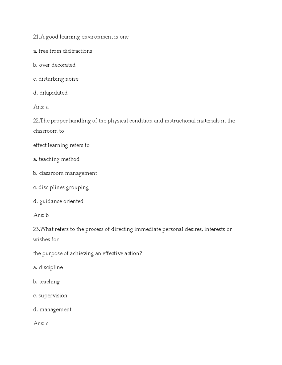 Profed 3 - Professional Education: Reviewer Variety for Licensure ...