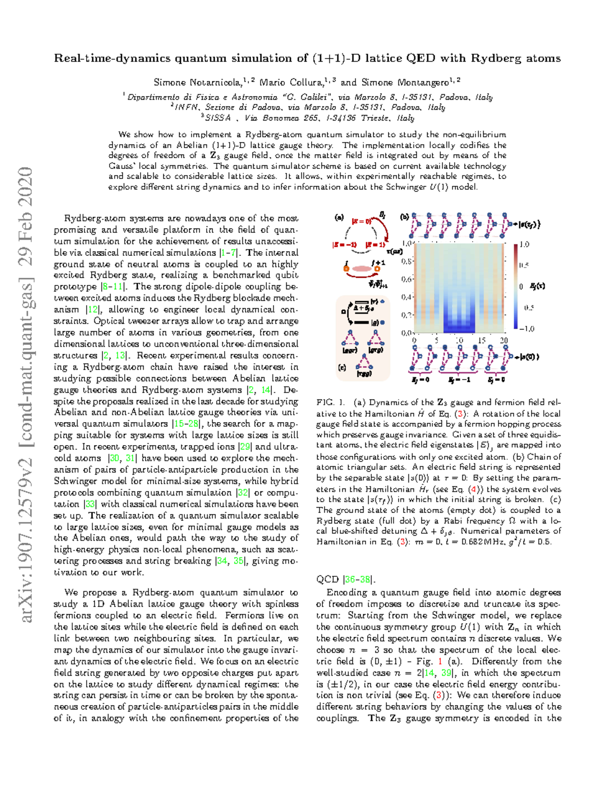 Real-time-dynamics quantum simulation of (1+1)-D lattice QED with ...