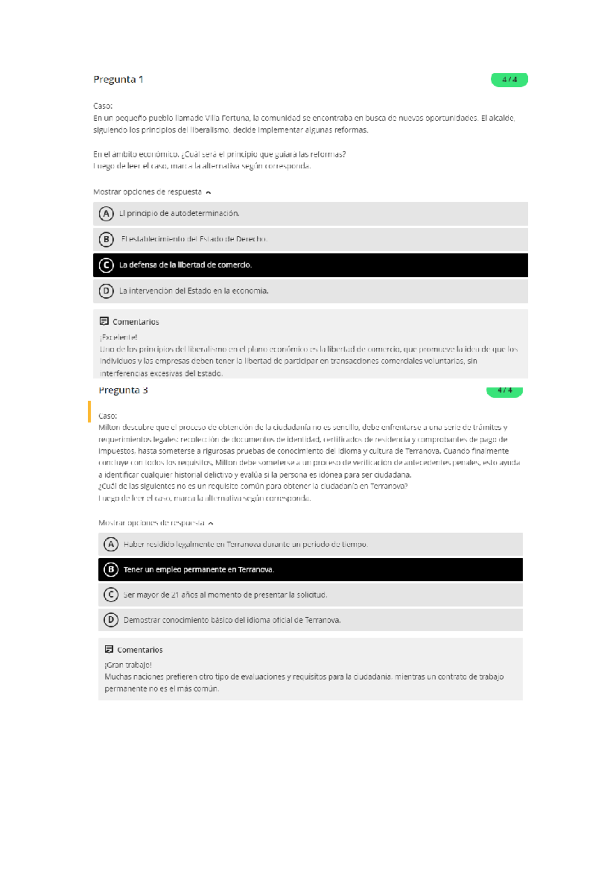 Cuestionario de semana 2 - ciudadanía global - Studocu
