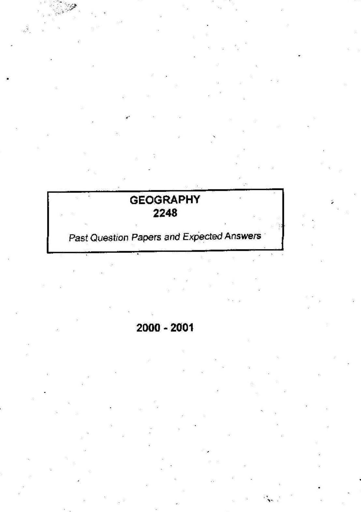 Geography green book o level - Geology for engineers - UZ - Studocu