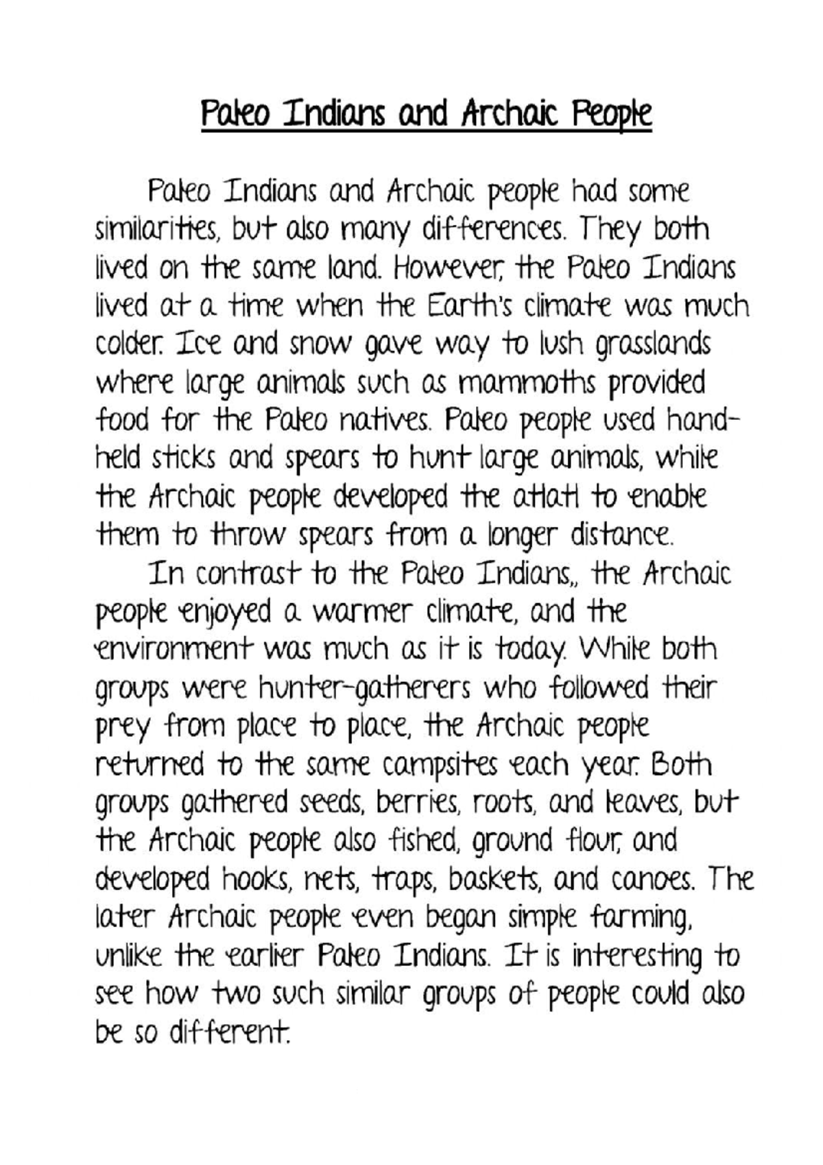 Comparison and contrast essay example - AB English - Studocu