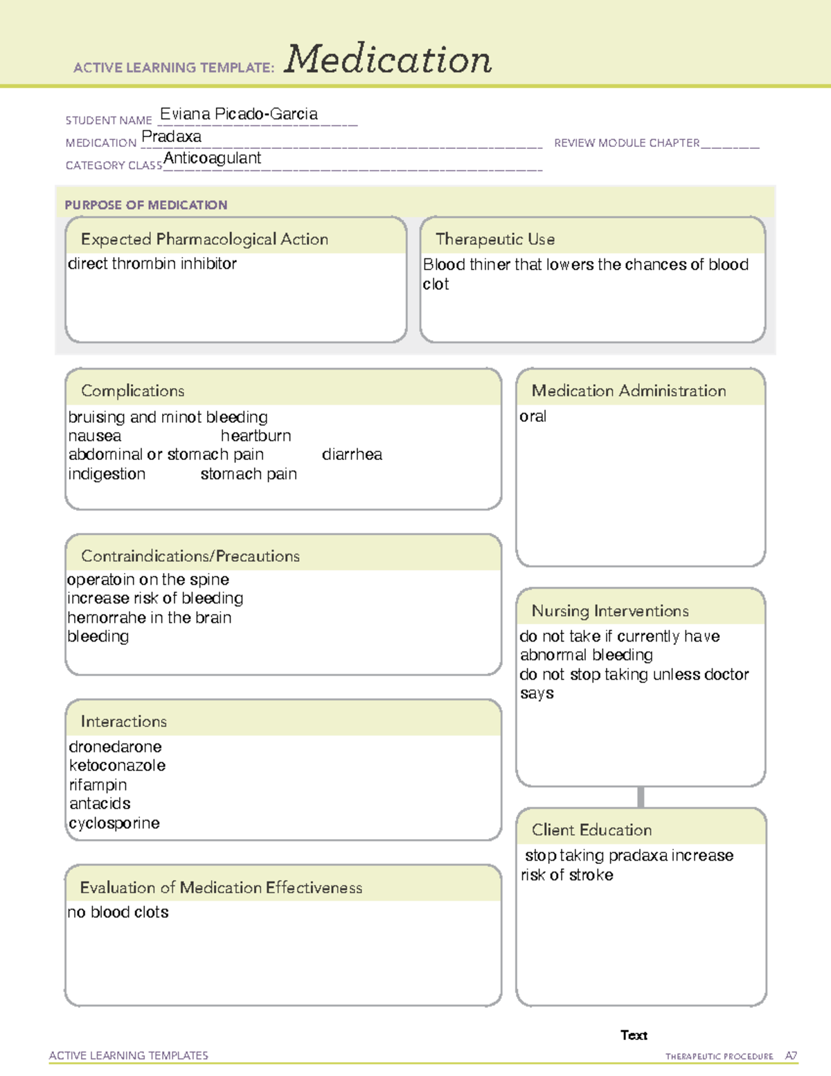 Pradaxa Med Active Learning Template medication-2 copy 5 - ACTIVE ...