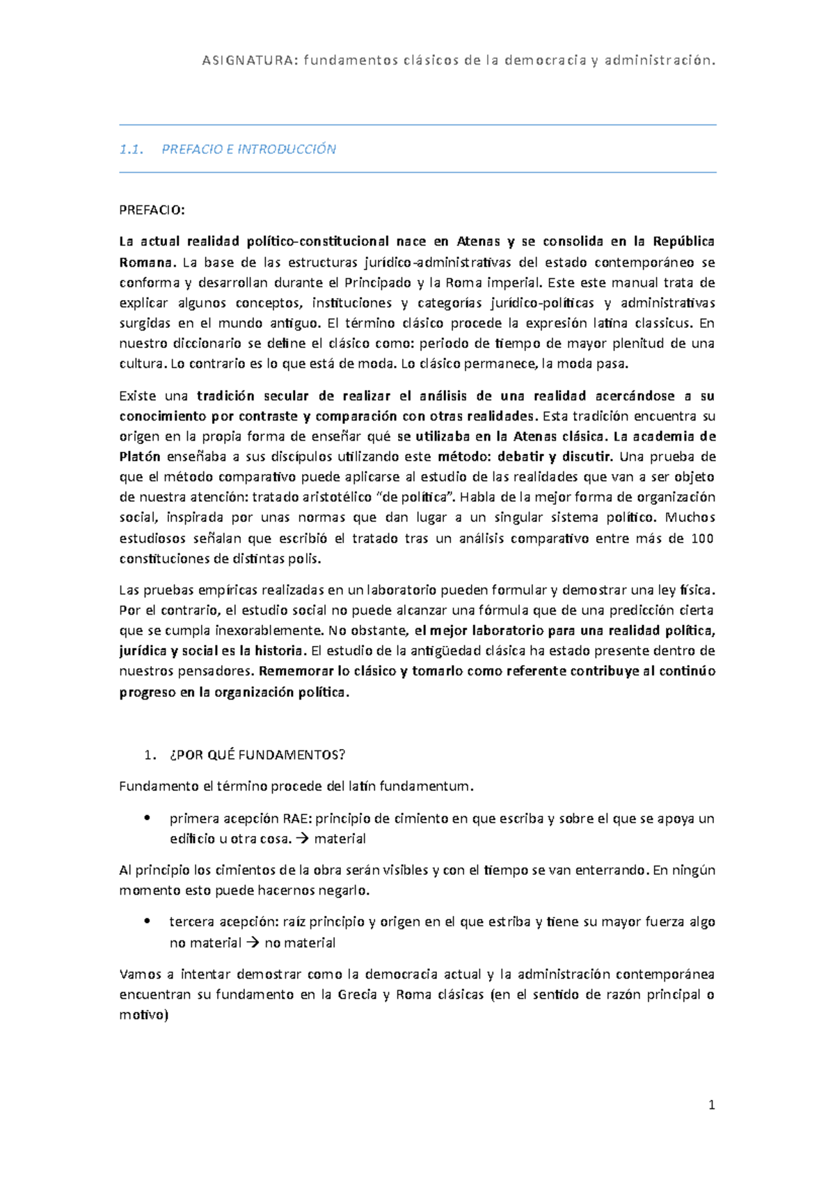 1- Prefacio E Introducción - 1. PREFACIO E INTRODUCCIÓN PREFACIO: La actual realidad - Studocu
