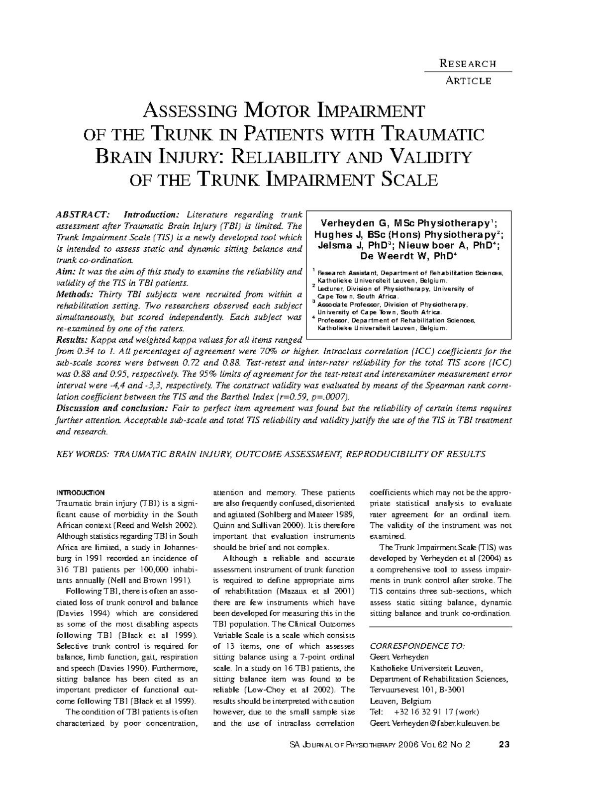 153 300 1 SM - article - ASSESSING MOTOR IMPAIRMENT OF THE TRUNK IN ...