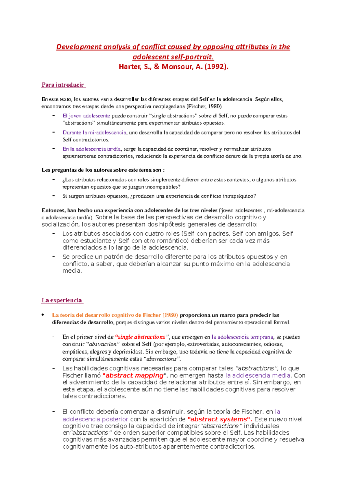 T9-Development analysis of conflict caused by opposing attributes in ...