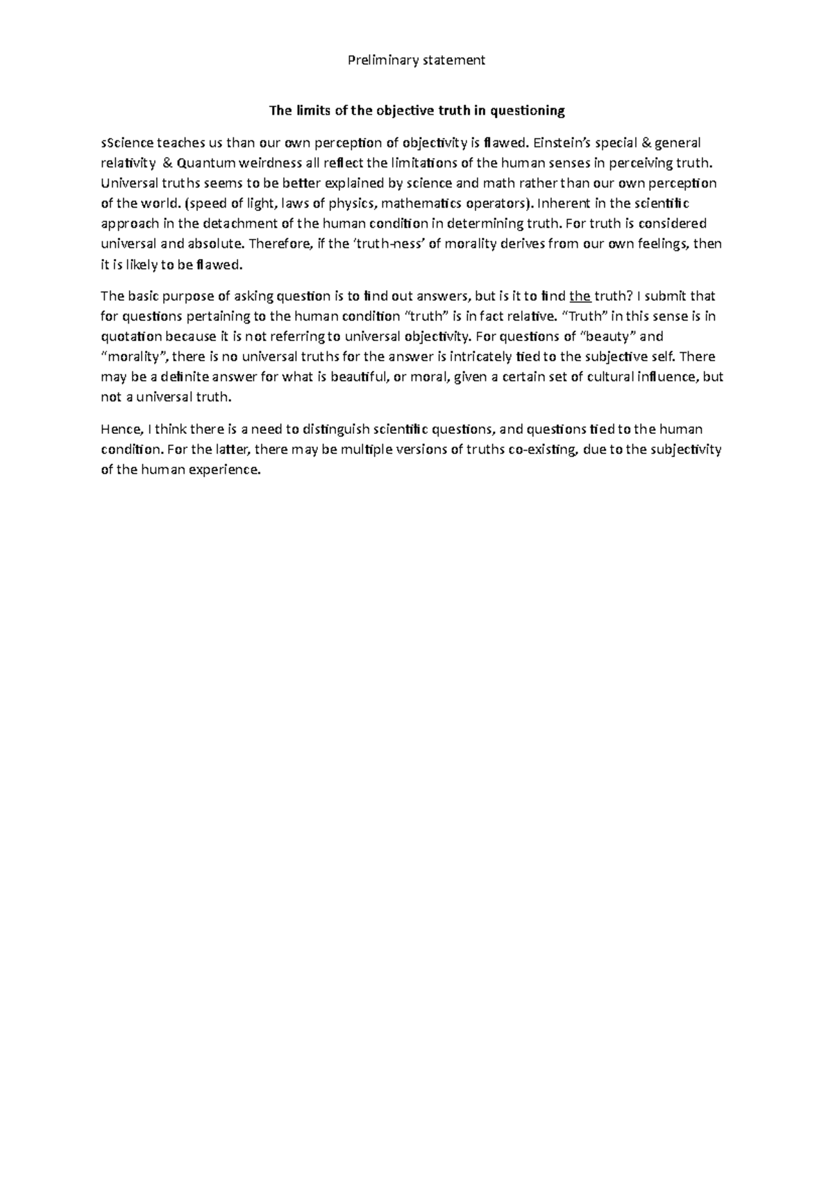 A0155843 Y The limits of the objective truth in questioning ...