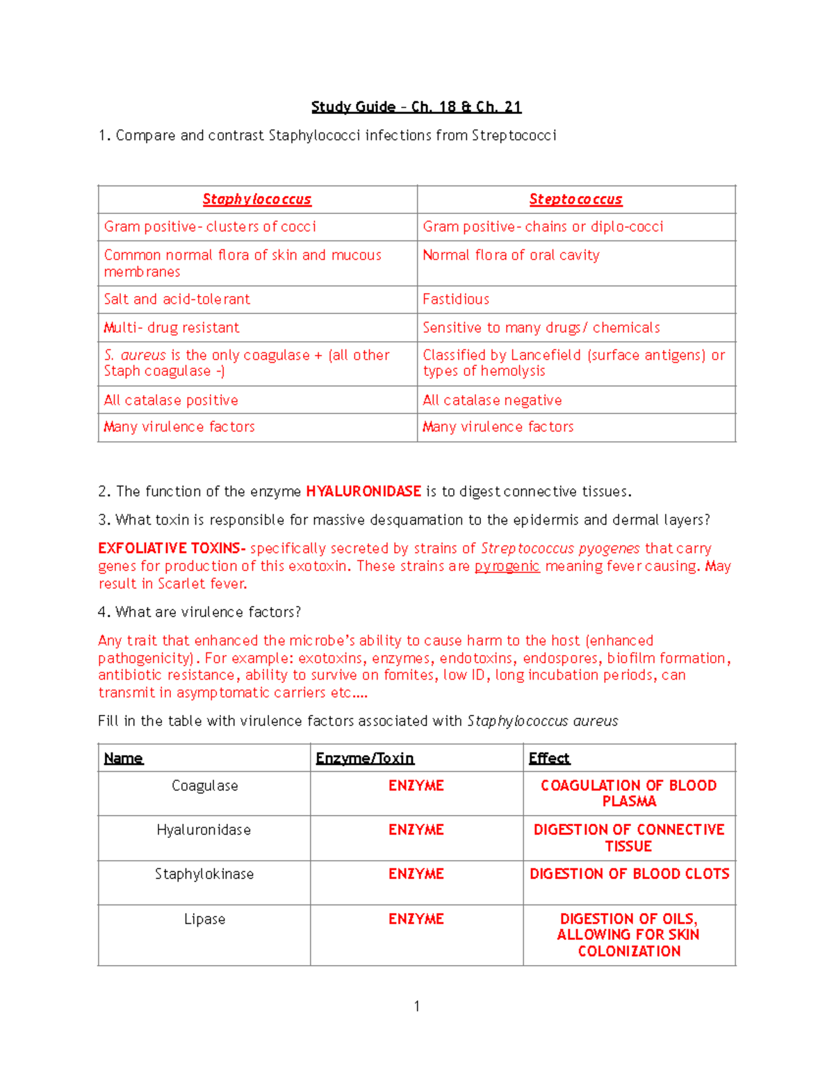 Answer sheet Ch. 18 & Ch. 21 Study Guide (1) copy - Study Guide – Ch ...