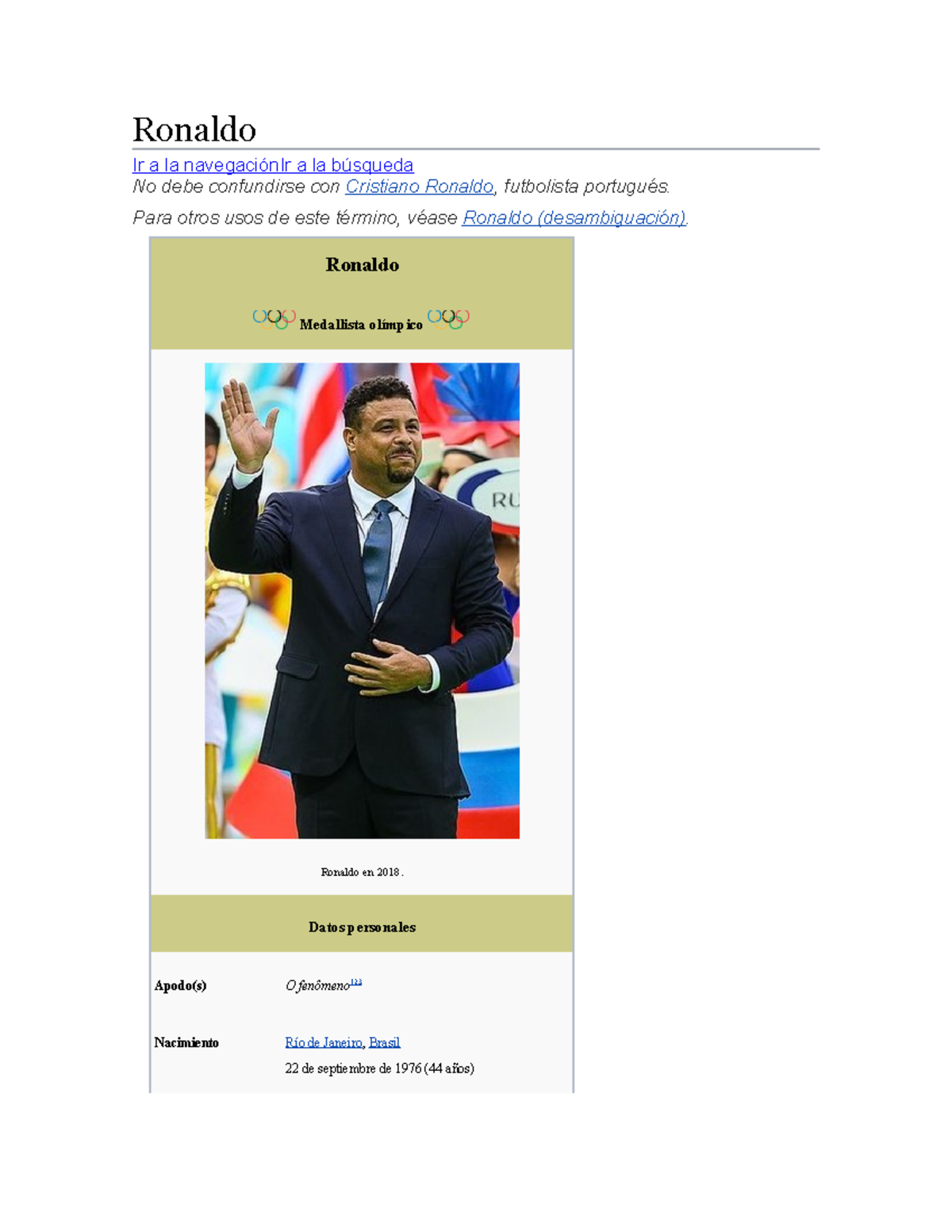 Ronaldo - Apuntes 1 - Ronaldo Ir a la navegación Ir a la búsqueda No ...