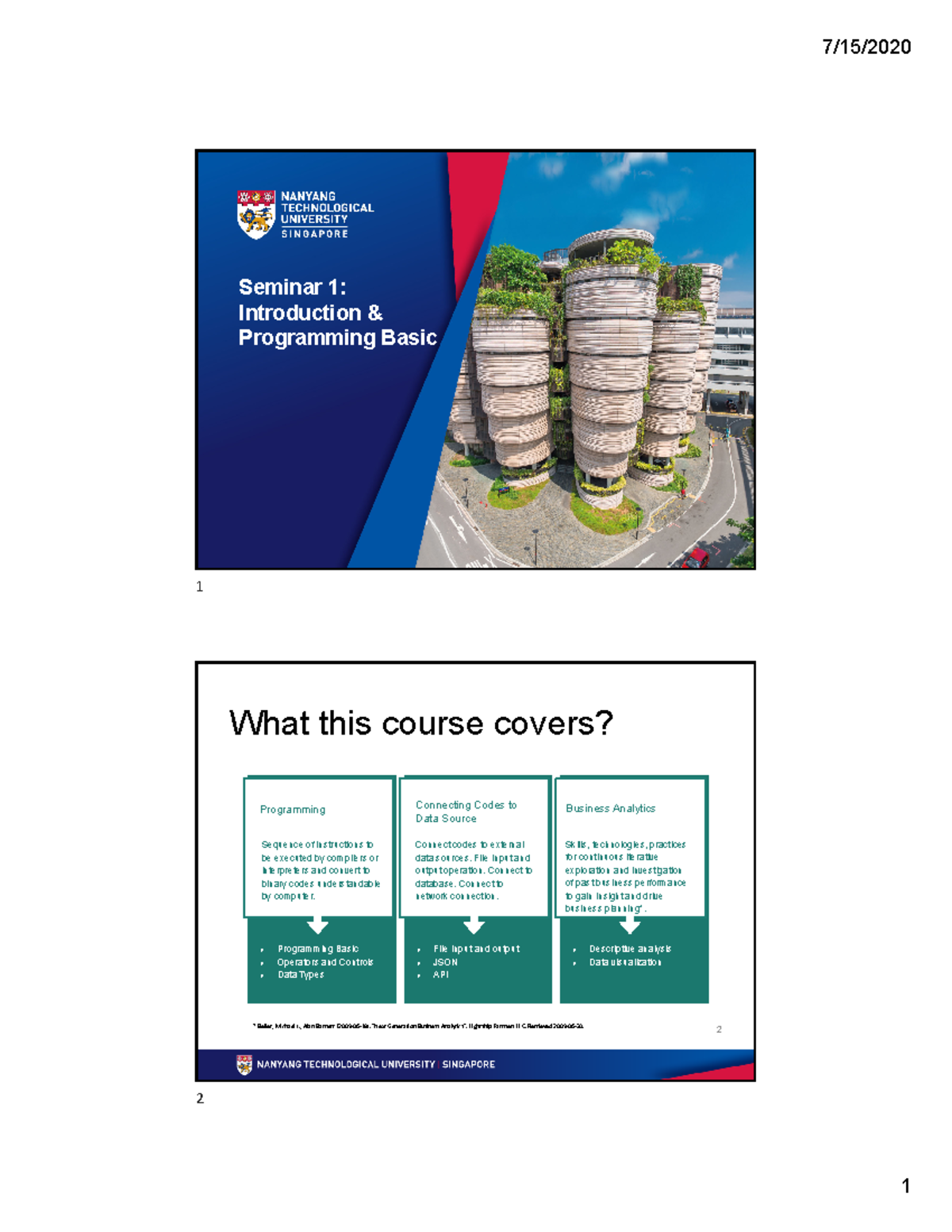 S01 Notes Introduction To Python Seminar 1 Introduction And Programming Basic Programming