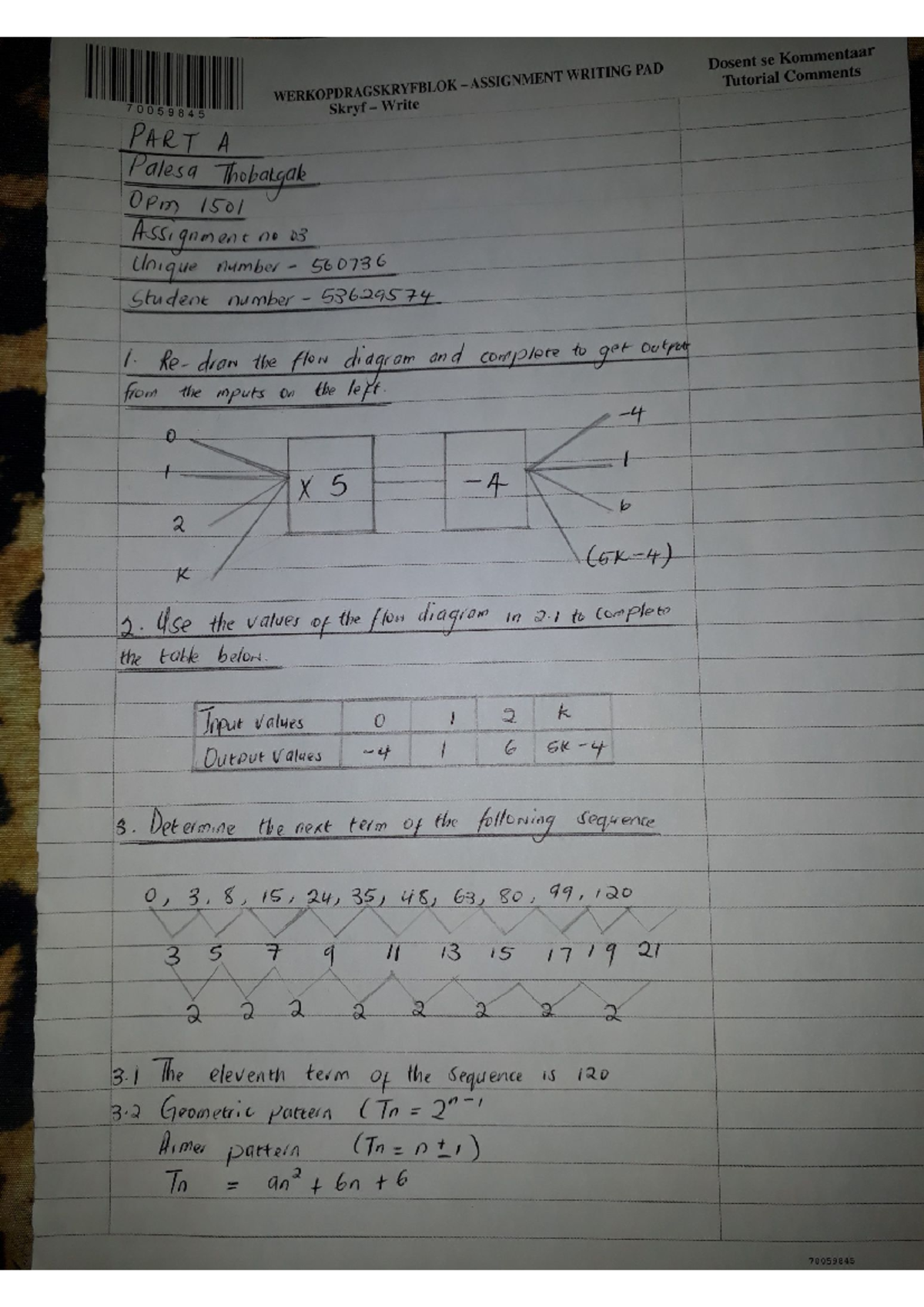 Opm assignment 03 - . , LN : 111M $3 _.. ”M1“ 613*“711/ * If: 1 r. 1 ...
