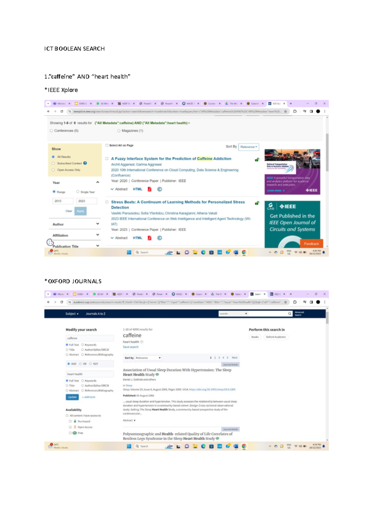 ICT Boolean Search - Ethical Digital Literacy - ICT BOOLEAN SEARCH 1 ...