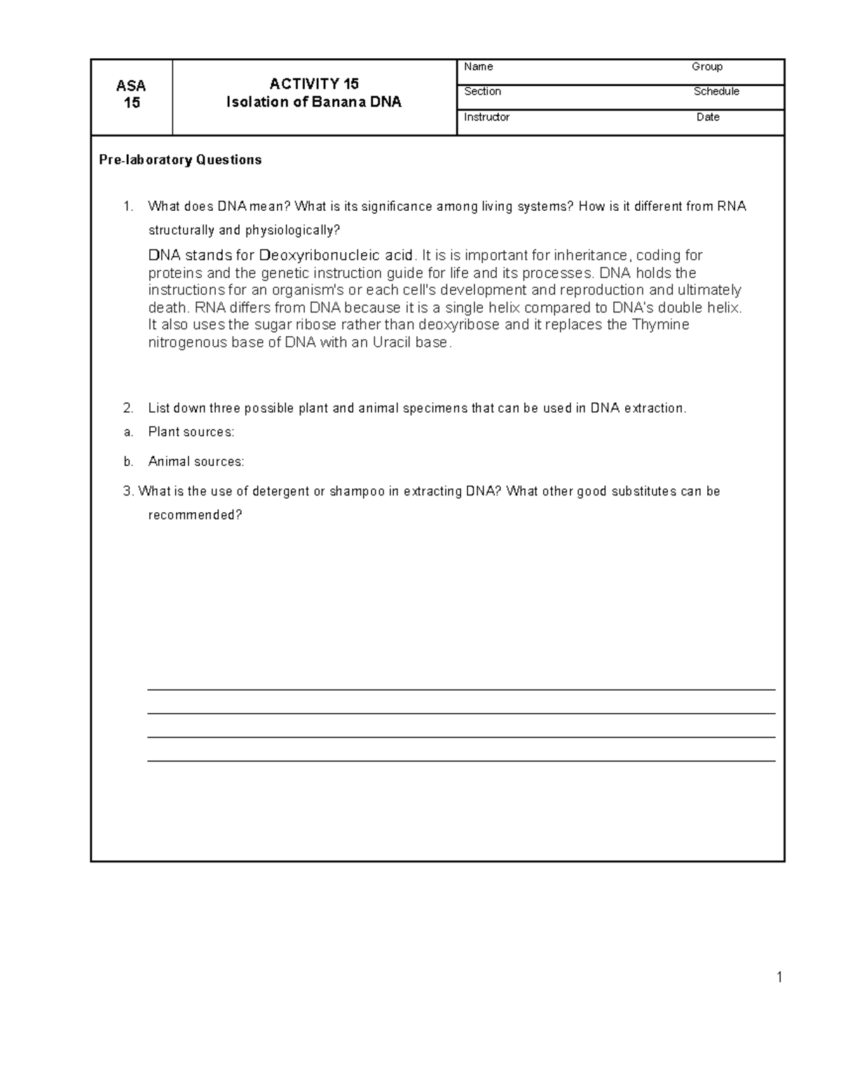 Biollab ASA - Paper - Bs Biology - DLSU - Studocu