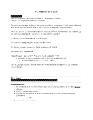 HW#2 - STAT 422 HW 2 Solution - Names(s) Stat 422/722, Homework 2 Q1 ...