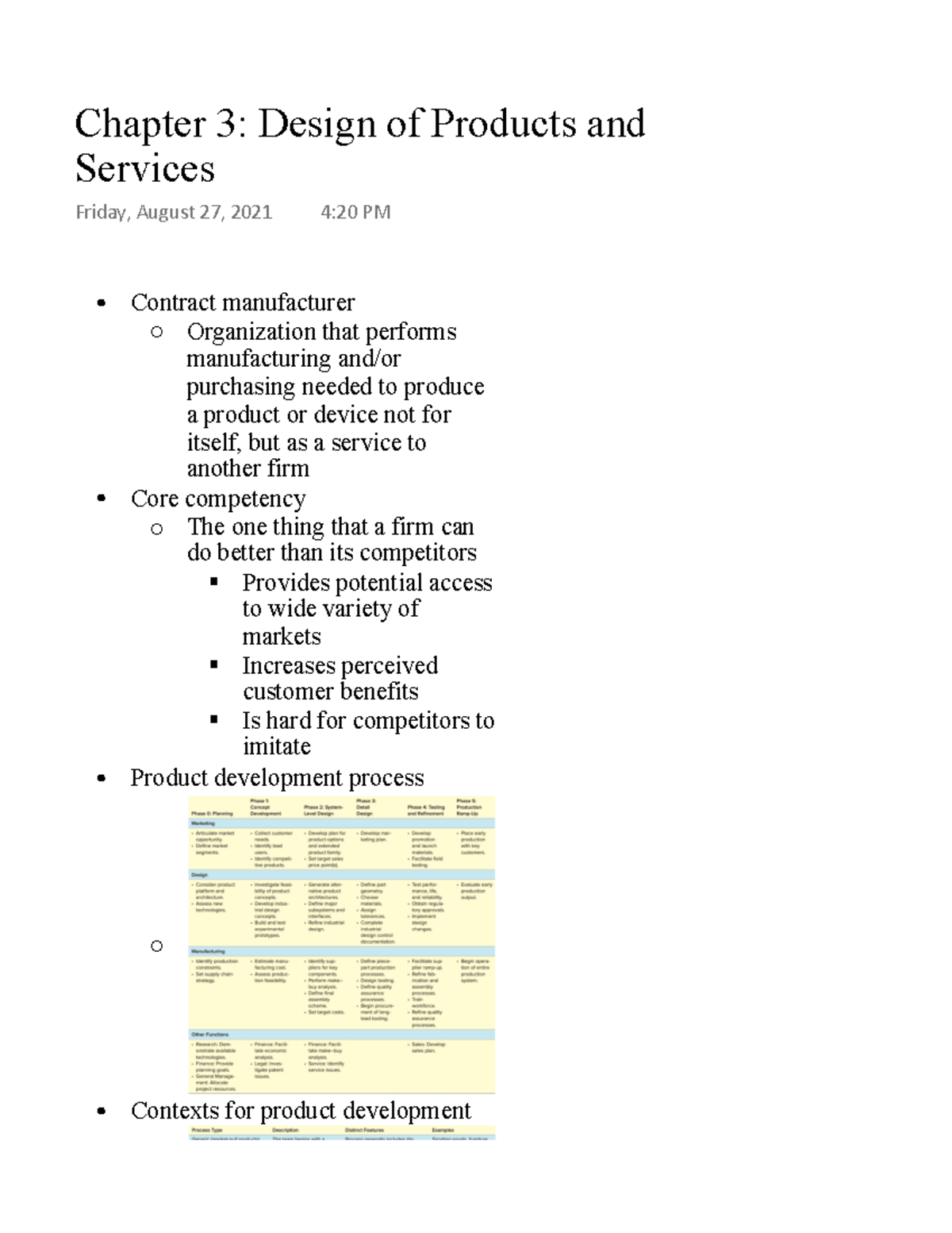 Chapter 3 Design of Products and Services - Contract manufacturer ...