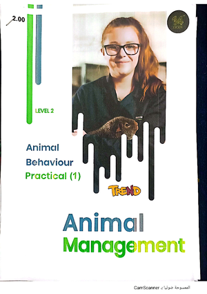 Classification of Behavior - Animal behavior - Studocu