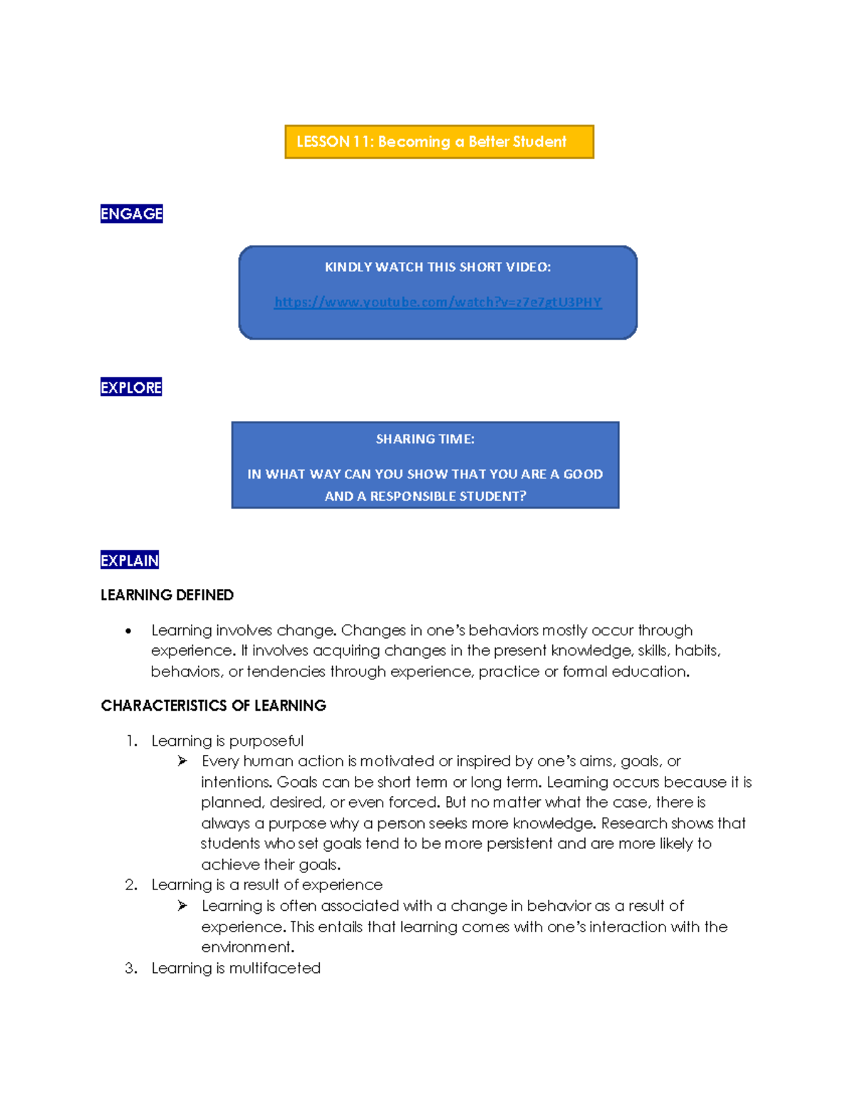 Module 8 - snsnsnansnanan - ENGAGE EXPLORE EXPLAIN LEARNING DEFINED ...