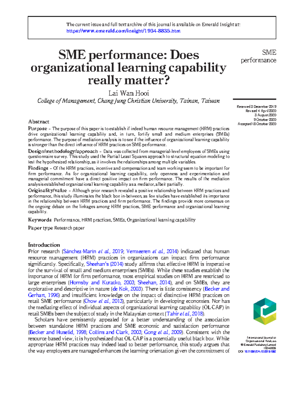 1-HRMP-OL Cap-performance- p69 mo hinh- hooi2020-xem - SME performance ...