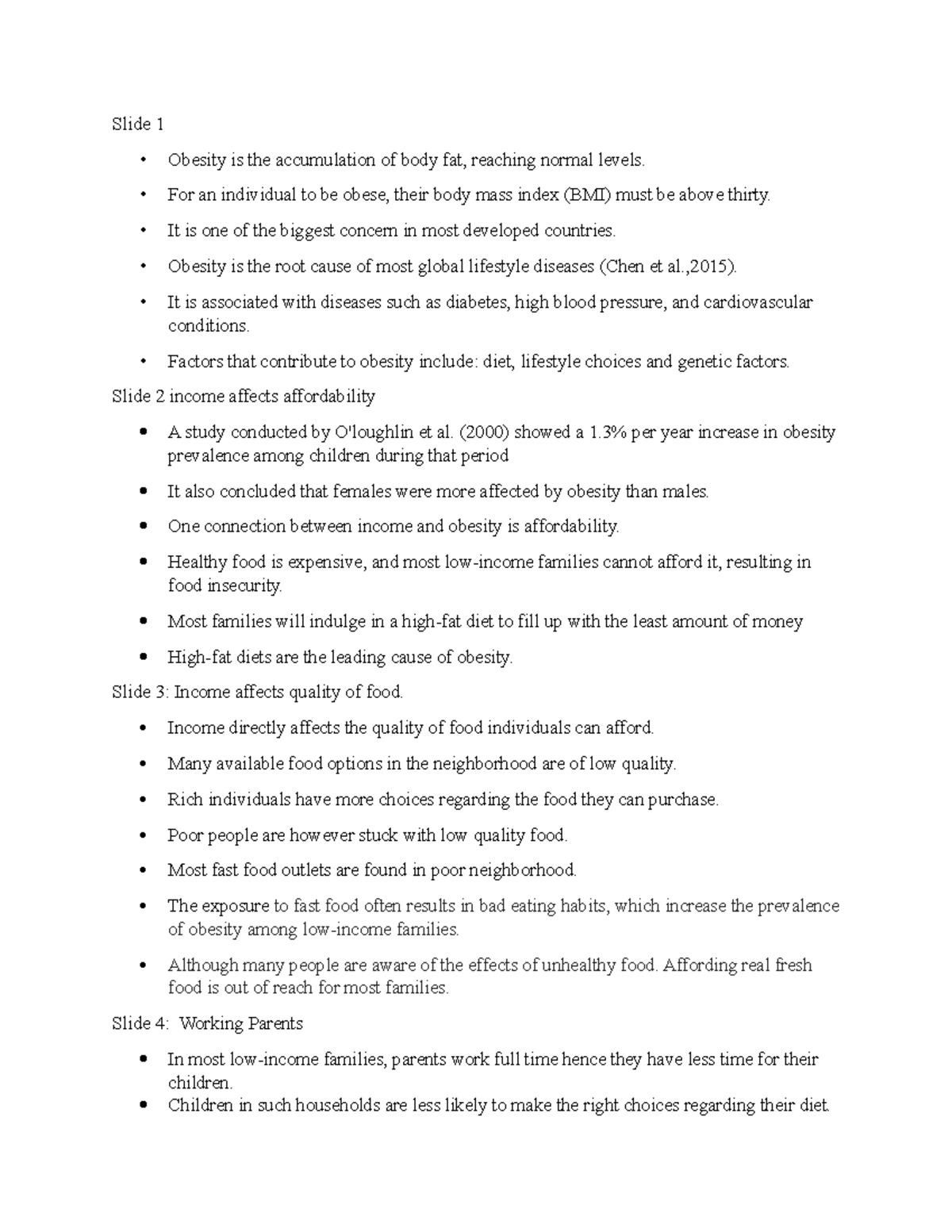 Obesity ppt - essay - Slide 1 Obesity is the accumulation of body fat ...